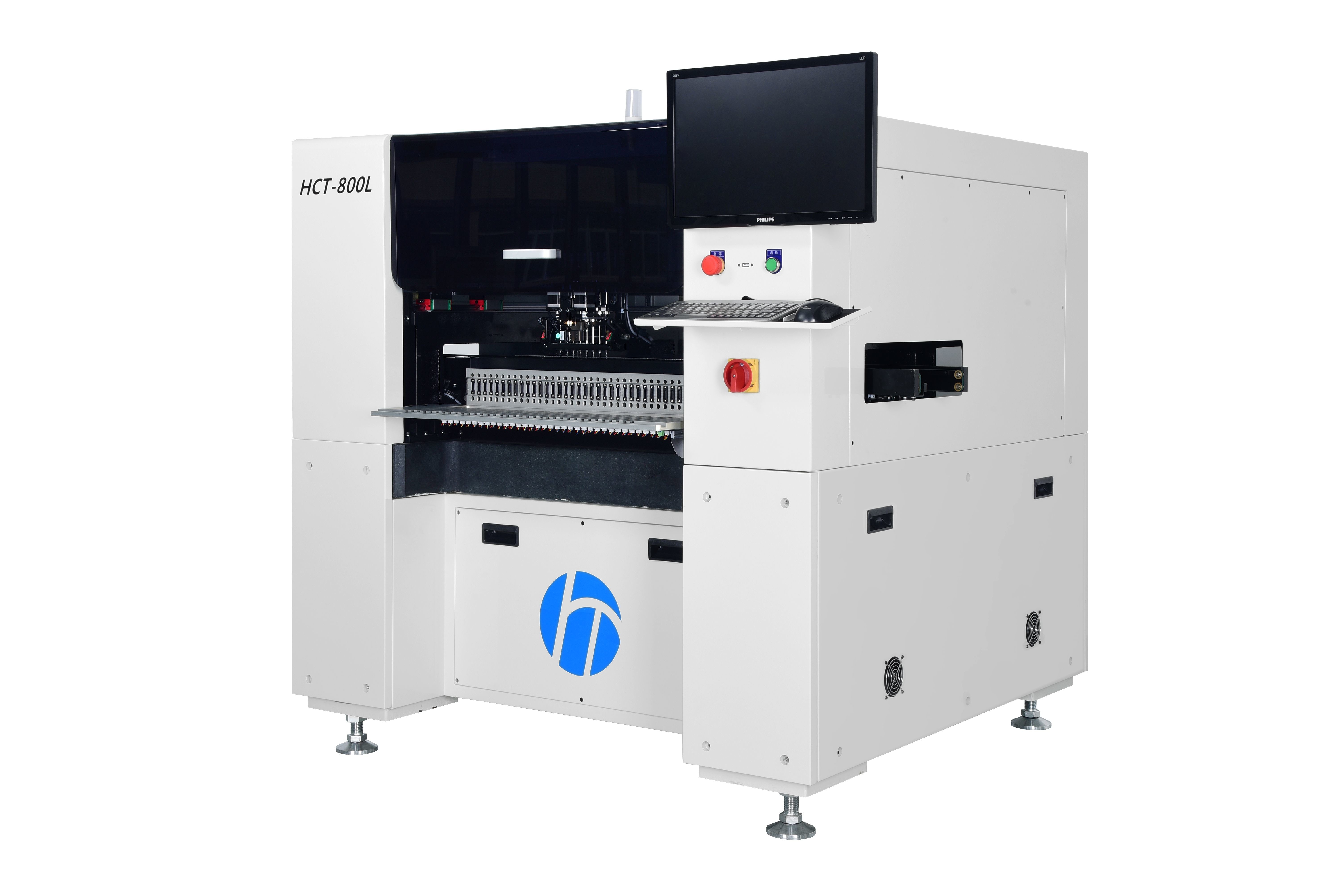 High Speed HCT-800L SMT Pick and Place Machine LED Mounter Industrial ...